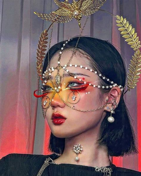 M So 미소 On Instagram “ 🧘‍♀️ 다시 시작 ㆍ ﹕ ㆍ ㆍ ㆍ ㆍ 메이크업 아트메이크업 메이크업아티스트 컨셉촬영 헤드피스 환타지