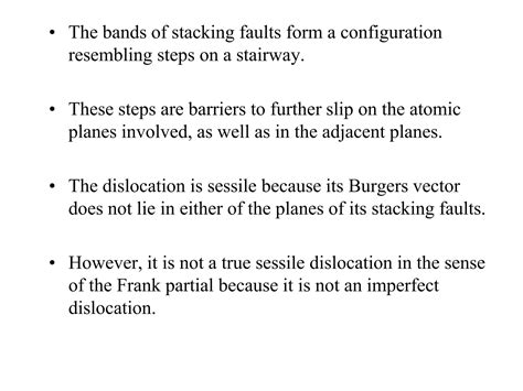 Types Of Dislocations In Fccmetals Pptx