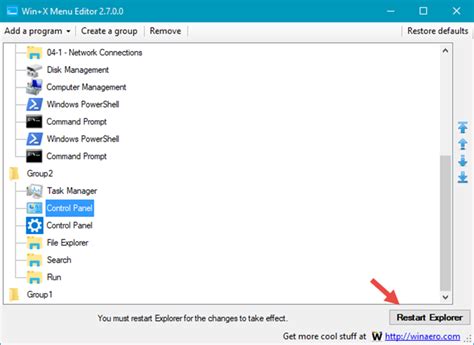 Tambahkan Control Panel Dan Command Prompt Ke Menu Winx Di Windows 10