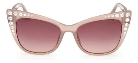 Lentes De Sol Burdeo Degradados Guess By Marciano Gm0000059t Color