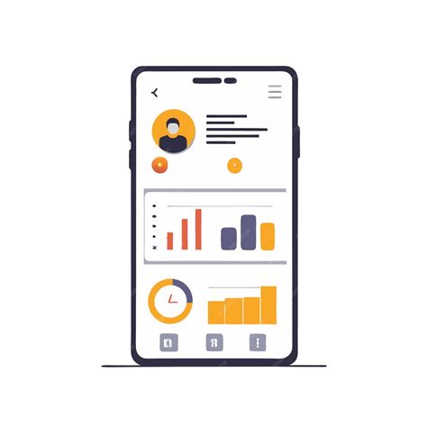 Designing Engaging Mobile Analytics Dashboards For Ui Designers Premium Ai Generated Vector