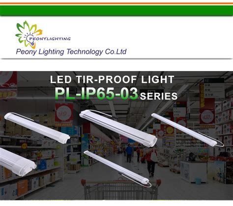 Peonylighting Newest Ip65 Linear Tri Proof Lamp With 5 Years Warranty