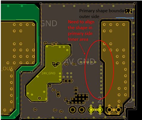 How To Edit The Primary Shape Inside Area In Allegro Pcb Editor