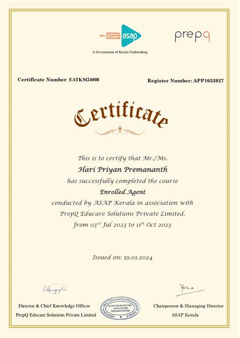Hari Priyan Premananth On Linkedin Enrolledagent Asapkerala