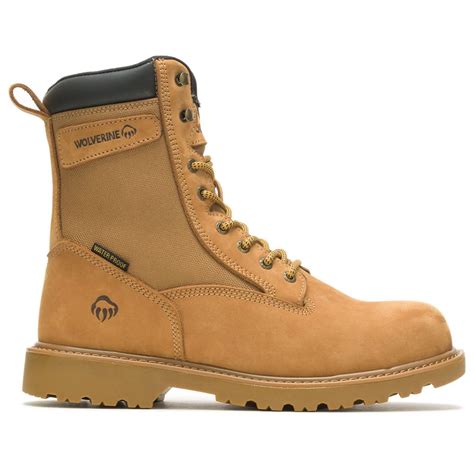 Wolverine Mens Floorhand Insulated 8 Inch Work Boots With Steel Toe