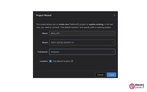 Getting Started With PlatformIO IDE To Program ESP32 Electropeak