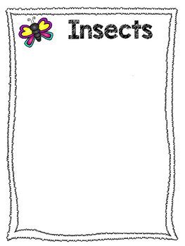 Insect Or Not Insect File Folder Game By Shelz Creations TpT