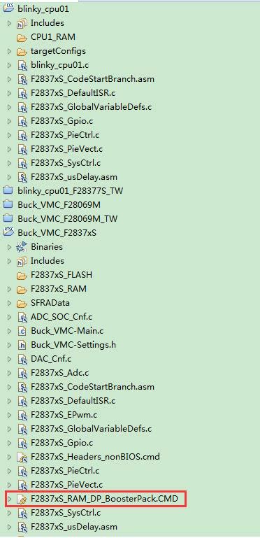 Ccslaunchxl F28377s Why Is There No Cmd Linker File In The F28377s