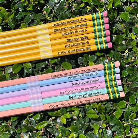 Quote Pencils Etsy