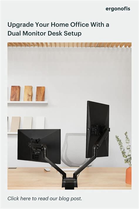 Dual Monitor Setup Ultimate Guide Ergonofis Desk Setup Dual Monitor Desk Setup