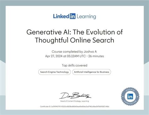 joshva a on linkedin ai onlinesearch technologyrevolution