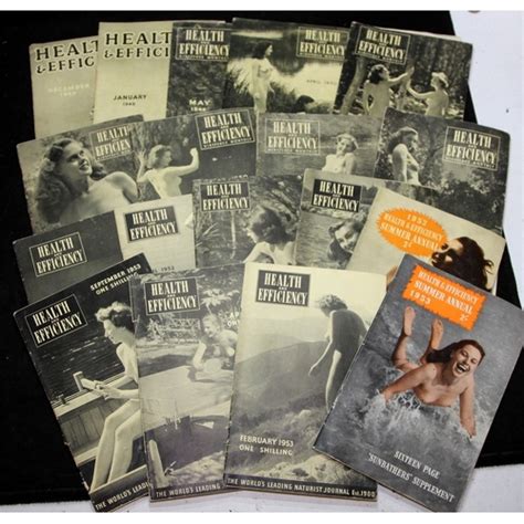 Vintage Naturistglamour Magazines 18 Editions Of Health And
