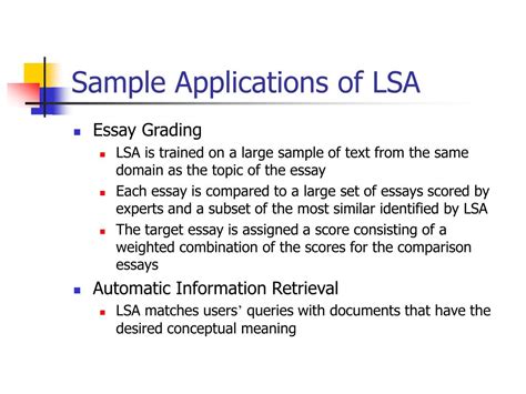 Ppt Latent Semantic Analysis Lsa Powerpoint Presentation Free