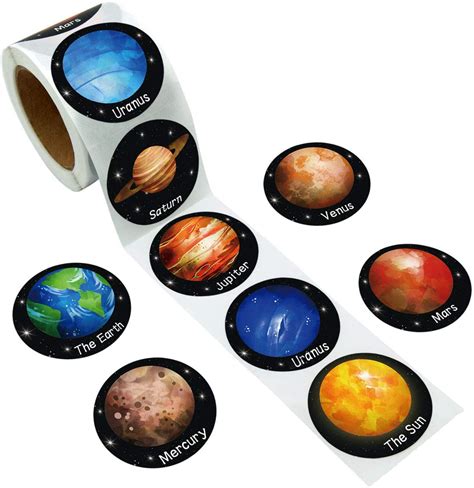 Buy Stickers Solar System Stickers Realistic Stickers Planet Outer