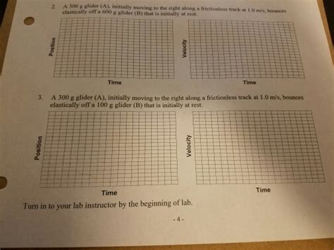 Solved Physies 221 Lab 7 Collisions I1 Name Grade 3 Chegg Com