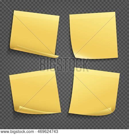 Vector Yellow Sticky Vector Photo Free Trial Bigstock