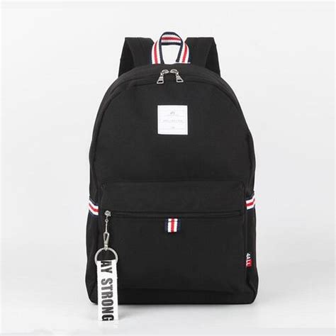 고등 블랙 키링 베이직 학생 캐주얼 백팩 중학생 여대생 가방 여성 쇼핑몰 여자 20대 직장 신학기