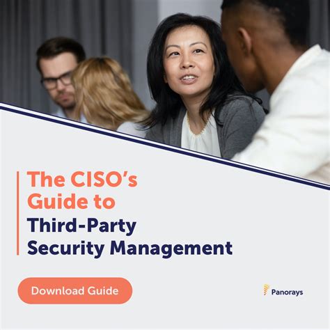 Panorays On Linkedin Cisos Guide 3p Security Management Pdf
