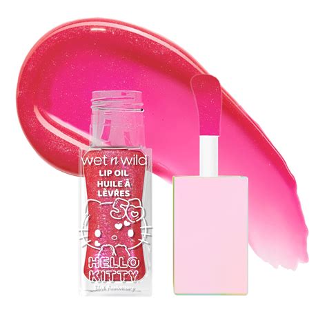 Wet N Wild Hello Kitty Glitter Lip Oil New 10 Oil Infused