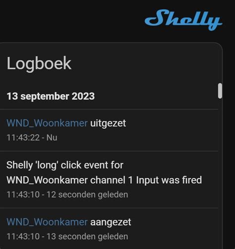 Shelly Integration No Event Configuration Home Assistant Community