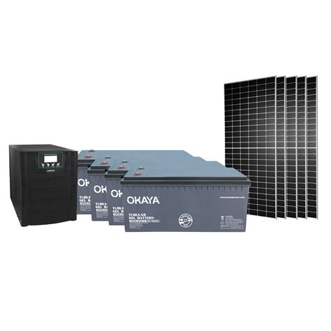 Pwm Pcu 4050 48v 2800wgel Battery Solar Set Stanol Myanmar