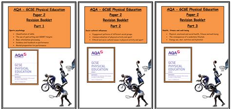 Aqa Gcse Pe Paper 2 Complete Revision Booklets Teaching Resources