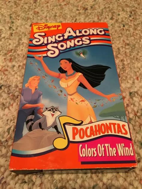Disneys Sing Along Songs Pocahontas Colors Of The Wind Vhs 1995