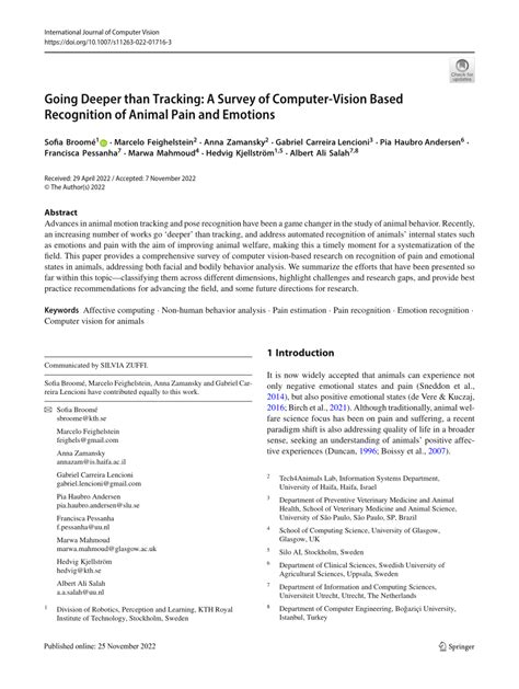 Pdf Going Deeper Than Tracking A Survey Of Computer Vision Based