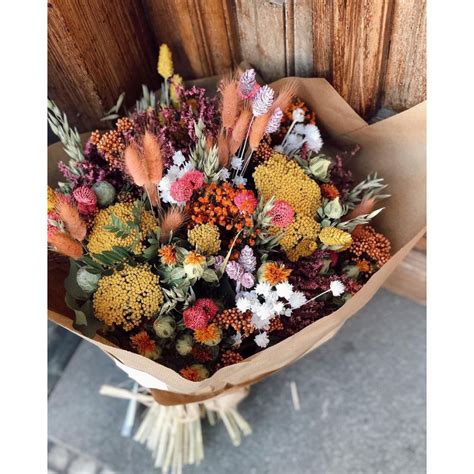 Ramo De Flores Secas Y Preservadas Premium