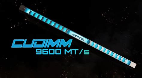 Colorful Developing Ddr5 Cudimm Memory Kits Rated At 9600 Mts Colorful Developing Ddr5 Cudimm Memory Kits Rated At 9600 Mts