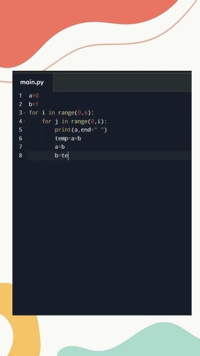 Fibonacci Triangle In Python Youtube