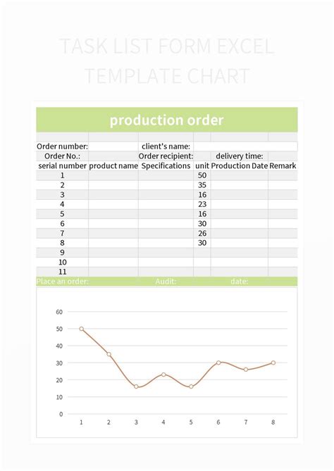 Task List Form Excel Template Chart Excel Template And Google Sheets