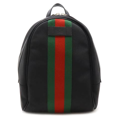 Gucci Bags Gucci Sherry Line Techno Canvas Leather Backpack Black