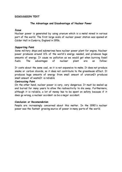 Balanced Argument Examples