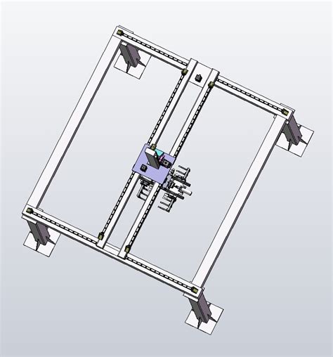 直角坐标型码垛机械手三维swcadsolidworks 2021模型图纸下载 懒石网