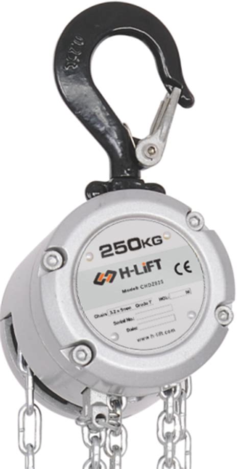 Mini Chain Hoist Aluminium Body Mini Chain Block 250kg And 500kg H Lift China