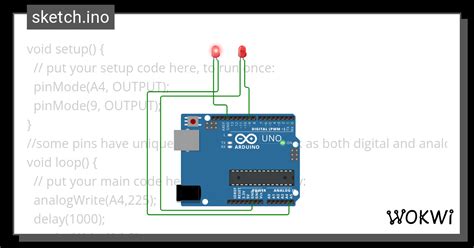 Analog Pins Wokwi ESP STM Arduino Simulator
