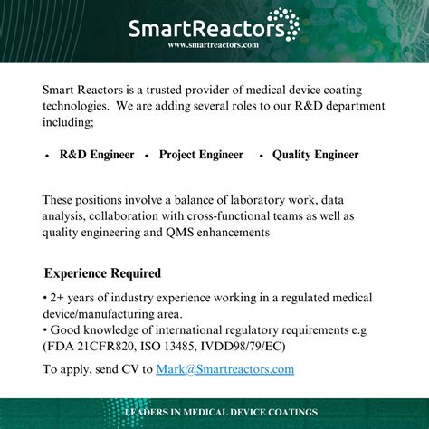 Smart Reactors Posted On Linkedin