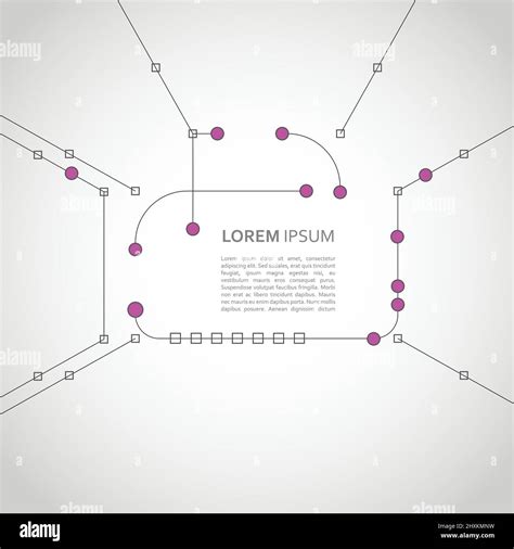 Abstract Connecting Dots And Lines Connection Science And Technology