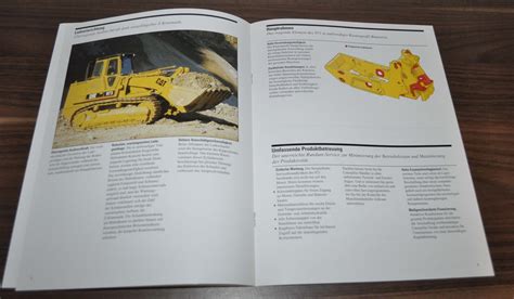 Caterpillar 973 Kettenlader Track Type Loader Specification Brochure