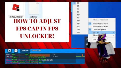 How To Adjust Fps Cap In Roblox Fps Unlocker Dat Kg Youtube
