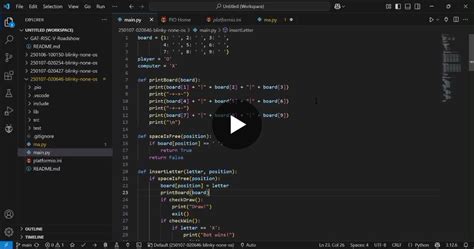 Python Tictactoe Coding Gamedevelopment Programming Internpe Kavya P