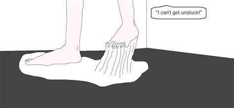 Mary Janes Feet Stuck In Glue By Chipmunkraccoonoz On Deviantart
