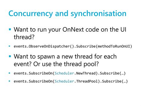 Reactive Extensions Rx Ppt