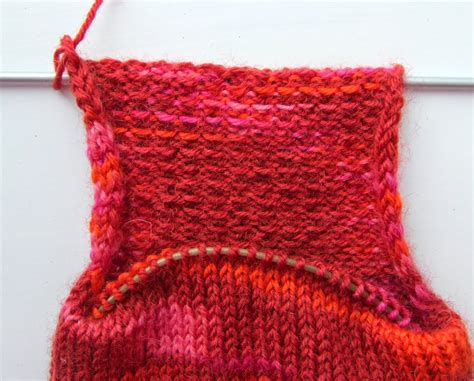 Beginner Sock Knitting Basic 4ply Sock Heel Flap Inside