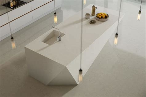 Marble Kitchen Island With Luxury Quartz Countertops Silestone Nolita