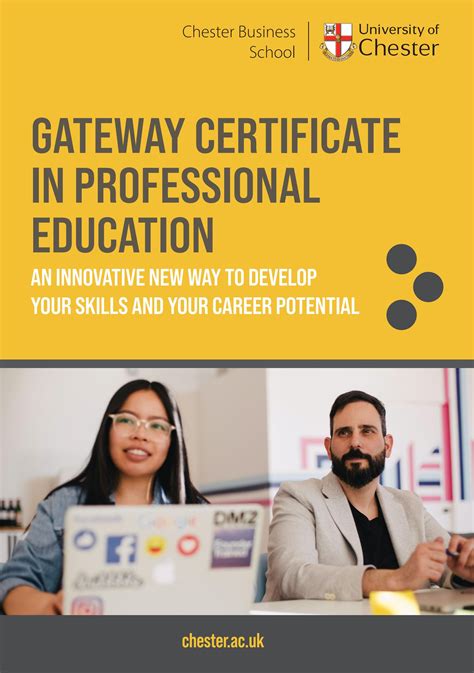 Gateway Certificate In Professional Education Employee By University Of Chester Issuu