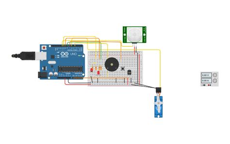 Circuit Design Alarma De Emergencia Tinkercad