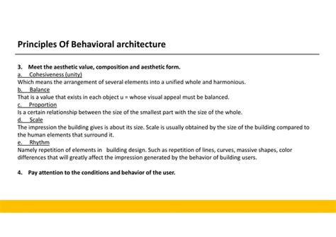 Behavioural Architecture Pdf