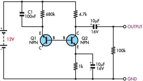 White Noise Generator Schematic